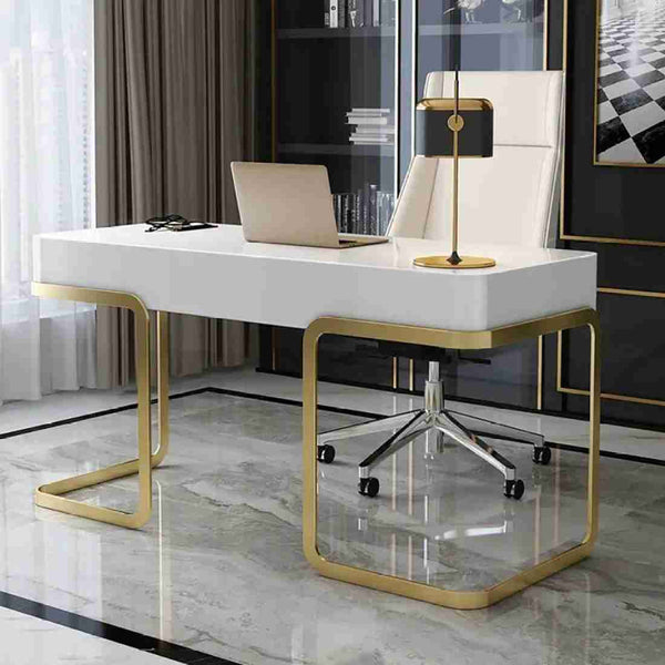 Rectangular Office Table| Study Table ,White – PC HOME DECOR